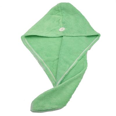 China 600gsm Microfiber Hair Drying Towel High Absorbency For Hair Care for sale