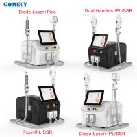 China 755nm 808nm 1064nm Laser Multifunction Beauty Machine Pico Tattoo Removal Machine for sale