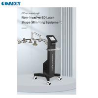 China 6D Air Cooling Lipo Laser Slimming Machine 635nm Red Light for sale
