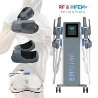 China 13 Tesla EMS Sculpting Machine ABS Material 4 handles With LCD Display for sale