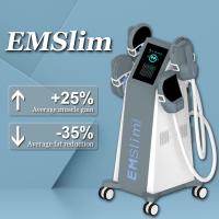 China 13 Tesla EMS Sculpting Machine ABS Material 4 handles With LCD Display for sale