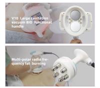 China Cavitation & Vacuum Slimming Machine Vela V10: 7 In 1 For Body Shaping & Weight Loss for sale