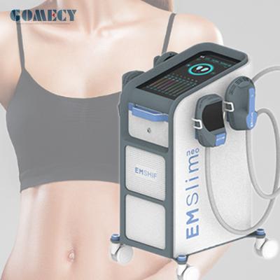 China 18 Inch Screen EMS RF Muscle Sculpting Building Machine with Piano Sound and 1 Pelvic Floor Training Seat Paddle for sale