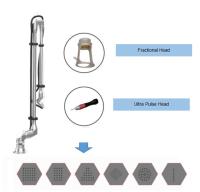 China Vaginal Tightening Laser / Skin Resurfacing CO2 Fractional Laser Machine for sale