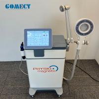 China Vertical Floor Standing Far Infrared PEMF Shockwave Therapy Machine Fat Cellulite Reduction for sale