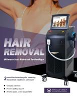China Ice Speed L 3 Wavelength Oem Commercial 808 Diode Laser Hair Removal Machine for sale
