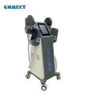 China 13 Tesla EMS Sculpting Machine ABS Material 4 Handles RF Muscle Stimulation With LCD Display for sale