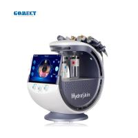China Professional 7 in 1 Hydra Dermabrasion Machine Blue Black Grey 10.1 Inch Touch Screen 10 Levels Golden RF for sale