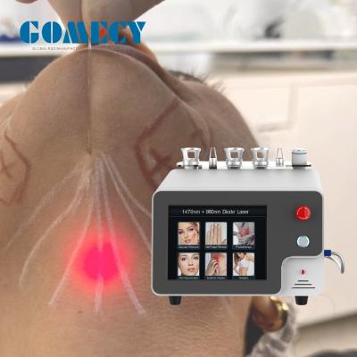 China Professional 1470Nm 980Nm Laser Endolifting Machine Smart Light Anti-Aging Facial Slimming for sale