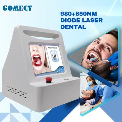 China 980nm Dental Diode Laser for Soft Tissue Cutting and Whitening Decay Caries Periodontal Gum Treatment for sale