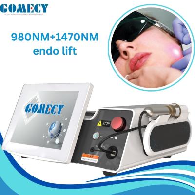 China Triangel Laser Optic Fiber 980nm 1470nm Lipolysis Liposuction machine , 1470nm 980nm Diode Laser Machine for Face Lift in Dental Clinic for sale