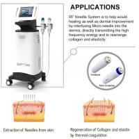 China Gold RF Microneedle-Machine Vertical Fractional RF Microneedle Face and Body Tightening Lifting Treatment for sale