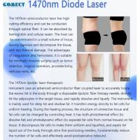 China Newest Endolaser 1470nm 980nm Diode Laser Face Lifting Liposuction Machine Air Cooling for sale