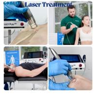 China 2 In 1 High Intensity Shockwave Therapy Device Physiotherapy 1064Nm Class IV High Power Therapeutic Laser For Pain Management for sale