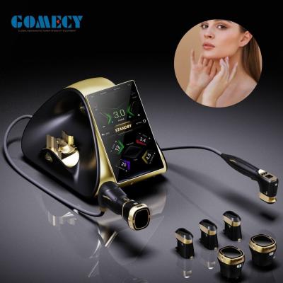 China Gomecy 22D HIFU Face Lift Body Fat Melting 5 Cartridges Beauty Machine with 4MHz Power Frequency and 13.3 Inch Screen Size for sale
