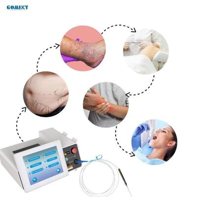 China Gomecy 980nm 1470nm Laser Therapy Machine for Lipolysis Facial Fat Reduction Red Vein and Dental Applications for sale