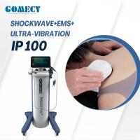 China GOMECY Shockwave Physiotherapy Equipment for Pain Relief 13 Shock Heads and 0-21 Hz Work Frequency for sale