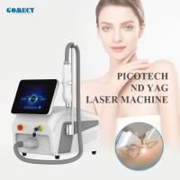 China Professional Q Switched Nd Yag Laser Tattoo Removal Machine For Skin Rejuvenation And Age Pigment Birthmark 6 Functions for sale