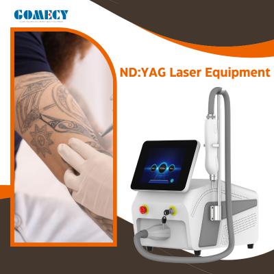China 755nm Wavelength 8.4-Inch Touch Screen ND YAG Laser System for Eyebrow and Eyeline Cleaning for sale