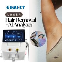China Portable 808nm 1064nm Diode Laser Hair Removal Machine with Air Compressor Cooling System for Home for sale