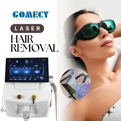 China AI Skin Analysis System Ice Titanium Diode Laser Hair Removal Machine 4 Waves 755 808 940 1064 with 48 Hours Continously Working for sale