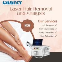 China Gomecy White Color Latest Design Faery Pro Diode Laser Hair Removal with Scalp Skin Hair Detection Function for sale