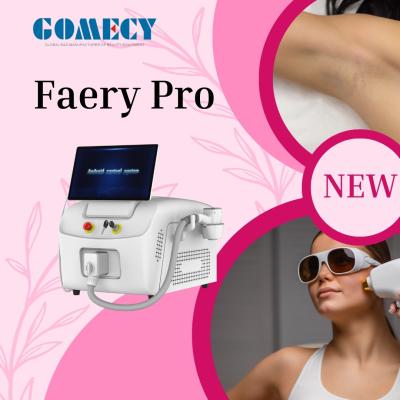 China 2025 Latest Design 2 in 1 Effective Powerful Diode Laser Hair Removal with Scalp Test Hair Detection Function for sale