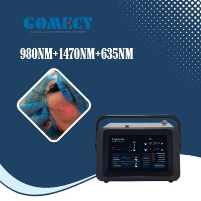 China China Newest Skin Rejuvenation Facial Slimming Instrument 635nm 980 1470 Laser Machine For Face for sale