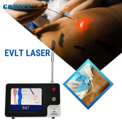 China 980nm 1470nm Dual Wavelength Diode Laser Machine For Endovenous Vein Laser Treatment EVLT, Leg Vein Therapy Device, Medical Fiber Optic Laser System For Clinic And Hospital Use for sale