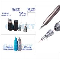 China Professional Q Switched Nd YAG Laser Machine Multi Wavelength 532nm 755nm 1064nm 1320nm for Tattoo and Pigment Removal for sale