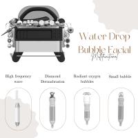 China High End Water Drop Bubble Facial Machine For Spa Salon Deep Pore Cleaning Hydration And Skin Rejuvenation Device for sale