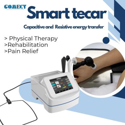 China Portable 448khz Tecar Physiotherapy Equipment Pain Relief Tecar Therapy Diathermy High Quality Smart Tecar Machine for sale