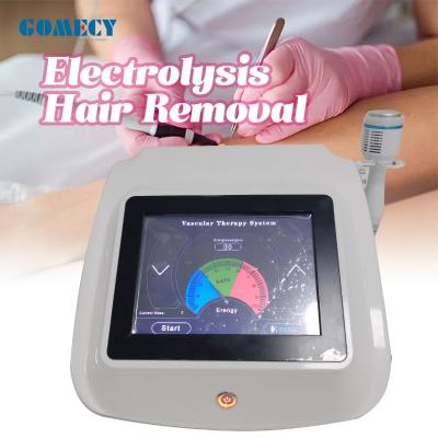 China Gomecy Non-Invasive Electrolysis Hair Removal Device – Permanent Solution with 100 Free Needles for Hair Follicle Removal for sale
