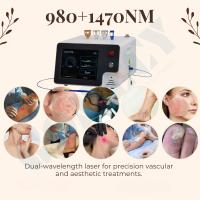 China Multi-functional 3 Wavelengths 980 1470 635nm Diode Laser Machine for Spider Vein Removal Fat Reduction and Tissue Regeneration 30W for sale
