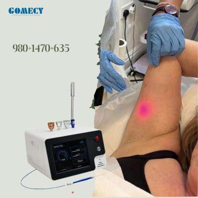 China High Power 30W 980nm 1470nm 635nm Diode Laser Equipment for Vascular Lesions Subcutaneous Lipolysis and Collagen Stimulation for sale