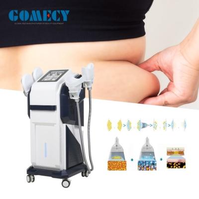 China 4 Handles 360 Degree Fat Freeze Body Sculpting Cryolipolysis Slimming Machine with 7 Tesla HI-EMT and Adjustable Cooling for sale