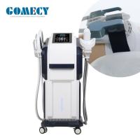China 360 Degreee Reddish Less Fat Cooling Cryolipolysis 7 Tesla HI-EMT Muscle Stimulation Body Contouring Machine for sale