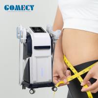 China 360 Degreee Reddish Less Fat Cooling Cryolipolysis 7 Tesla HI-EMT Muscle Stimulation Body Contouring Machine for sale