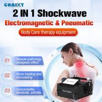 China Non Invasive 2 in 1 Electromagnetic Pneumatic Full Body Pain Relief Eswt Shockwave Therapy Machine for sale