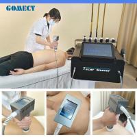 China 2 Handles Dual ShockwaveTherapy Machine Offering Pneumatic and Electromagnetic Therapy to Enhance Osteoblast Mitosis and Bone Remodeling for sale