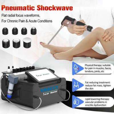 China Shockwave Therapy Machine with Dual Handle Design for Targeted Treatment of Knee Pain Cellulite and Soft Tissue Injuries for sale