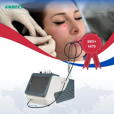 China Portable 980nm 1470nm Diode Laser for Medical Vascular Removal Nail Fungus Treatment and Physiotherapy Pain Relief Management for sale
