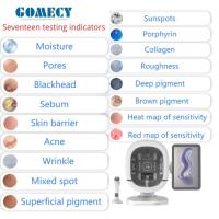 China Complete Skin Analyzer Including A Scalp Analysis Handpiece A Large Screen And A High-Definition Camera for sale