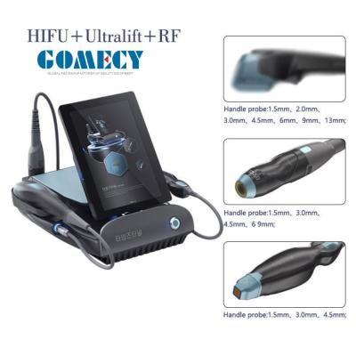 China Triple Handle 50D Ultrasonic HIFU Beauty Machine Face Lift Firming Skin Tightening Body Shaping Wrinkle Remover for sale