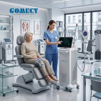 China Wholesale Vertical Physiotherapy Machine Dual Handle Physio Magneto Therapy Equipment For Sports Injury Muscle Recovery for sale