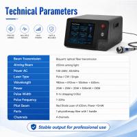 China Quad Channel Diode Laser Therapy System 650nm 810nm 980nm 1064nm Rehabilitation Equipment for Sports Medicine for sale