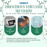 China 30W 980nm 1470nm 635nm Diode Laser EVLT Machine for Endovenous Laser Treatment Varicose Vein Removal Vascular Surgery for sale