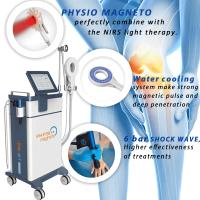 China 3 in 1 Physical Therapy Machine 5 Tesla PMT 6 Bar Shockwave 808nm Laser Near Infrared Rehabilitation Device for Pain Relief for sale
