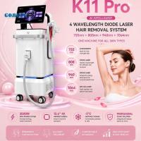 China 4 In 1 Wavelength Diode Laser Hair Removal Machine For Men And Women With Fast Safe And Painless Treatment for sale