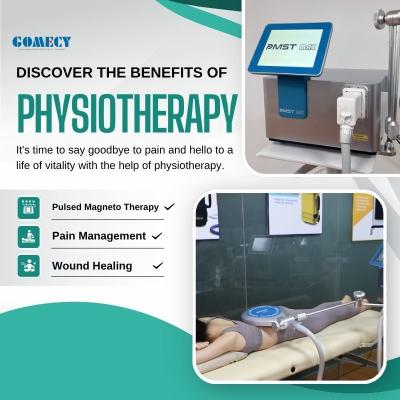 China GOMECY PMST 4 Tesla 5 Tesla PEMF Therapy Equipment with Near Infrared Laser 10.4 Inches for Professional Use Clinics for sale